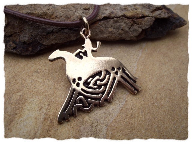 Anhänger Odin auf Sleipnir aus Bronze